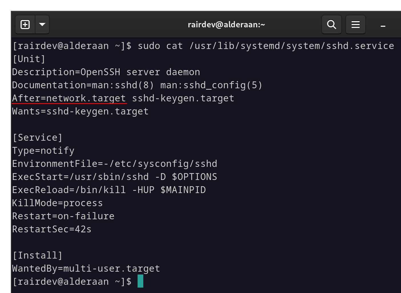 Rair Dev Wireguard SSH